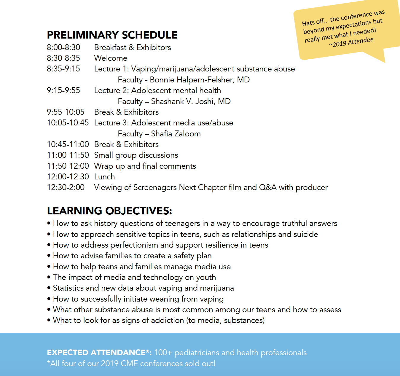 Annual Spring CME Conference - Adolescent Health - American Academy of ...