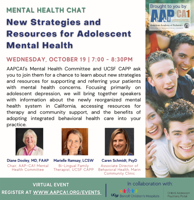 New Strategies and Resources for Adolescent Mental Health - American Academy of Pediatrics ...