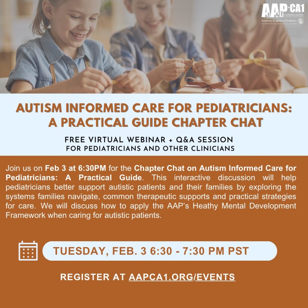 Autism Informed Care for Pediatricians: A Practical Guide Chapter Chat ...